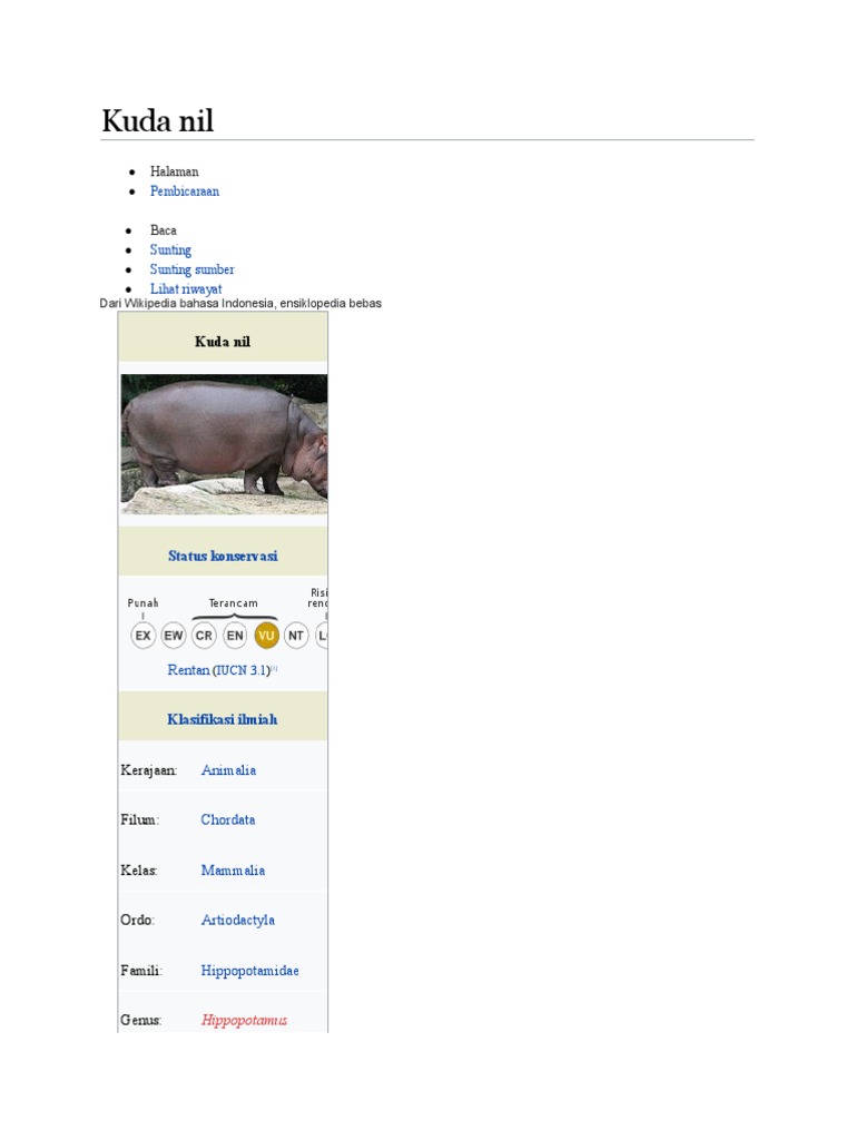 Kuda Nil | PDF