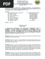 Sample - TEMPLATE-SB-RESOLUTION-APPROVING-THE-BARANGAY-DTP | PDF ...