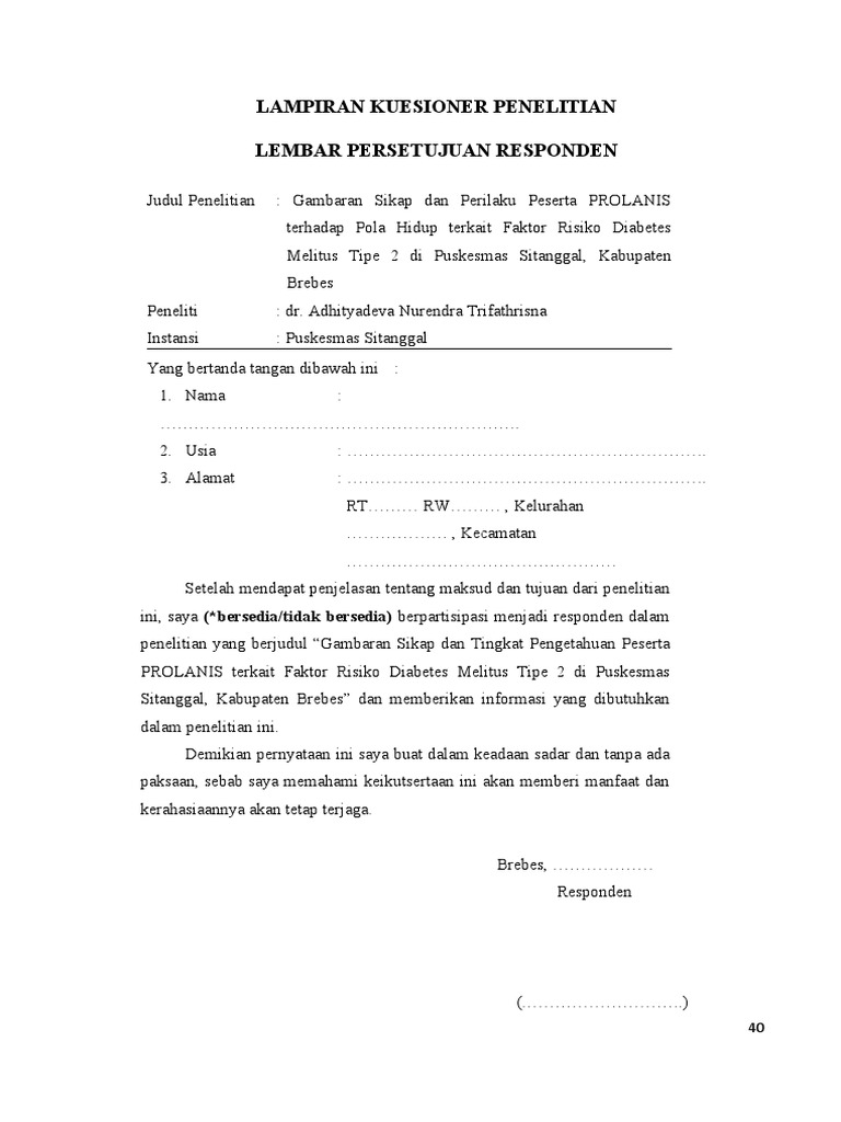 LAMPIRAN Kuesioner | PDF