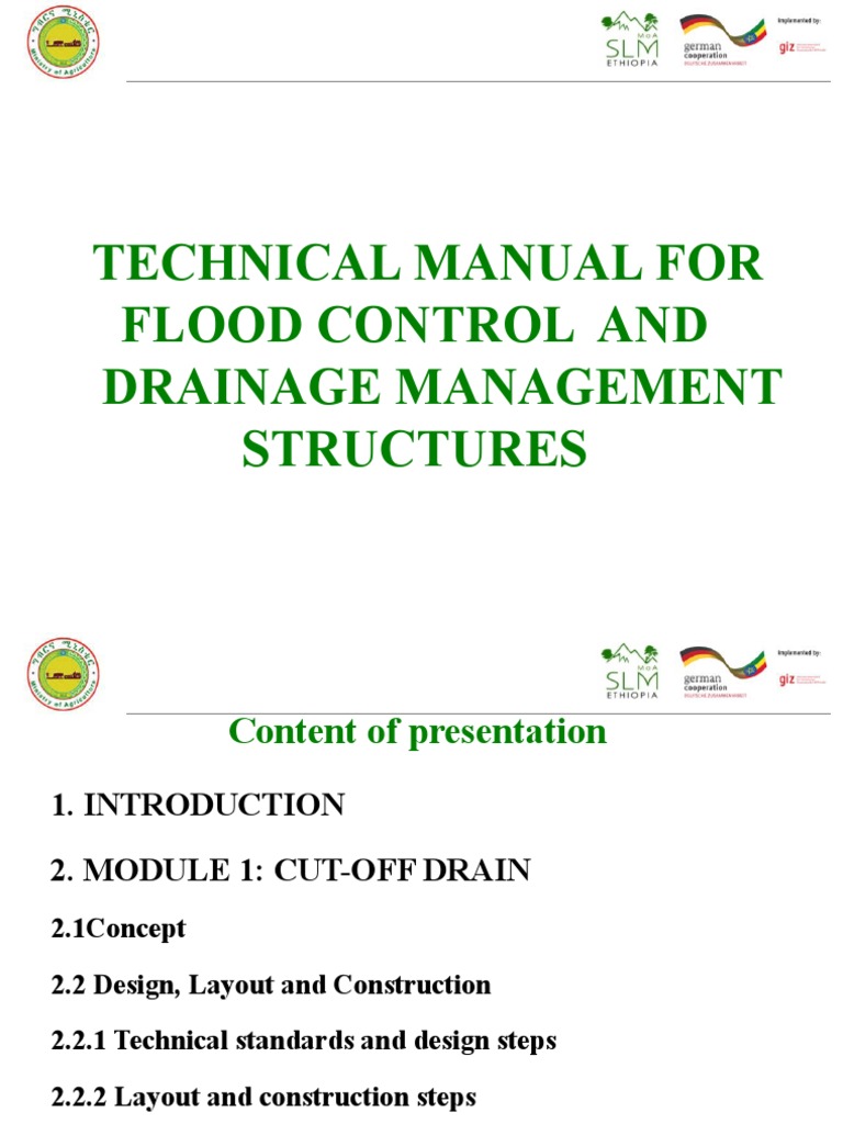 Flood Control and Drainage Management Structures Yared | PDF | Surface ...