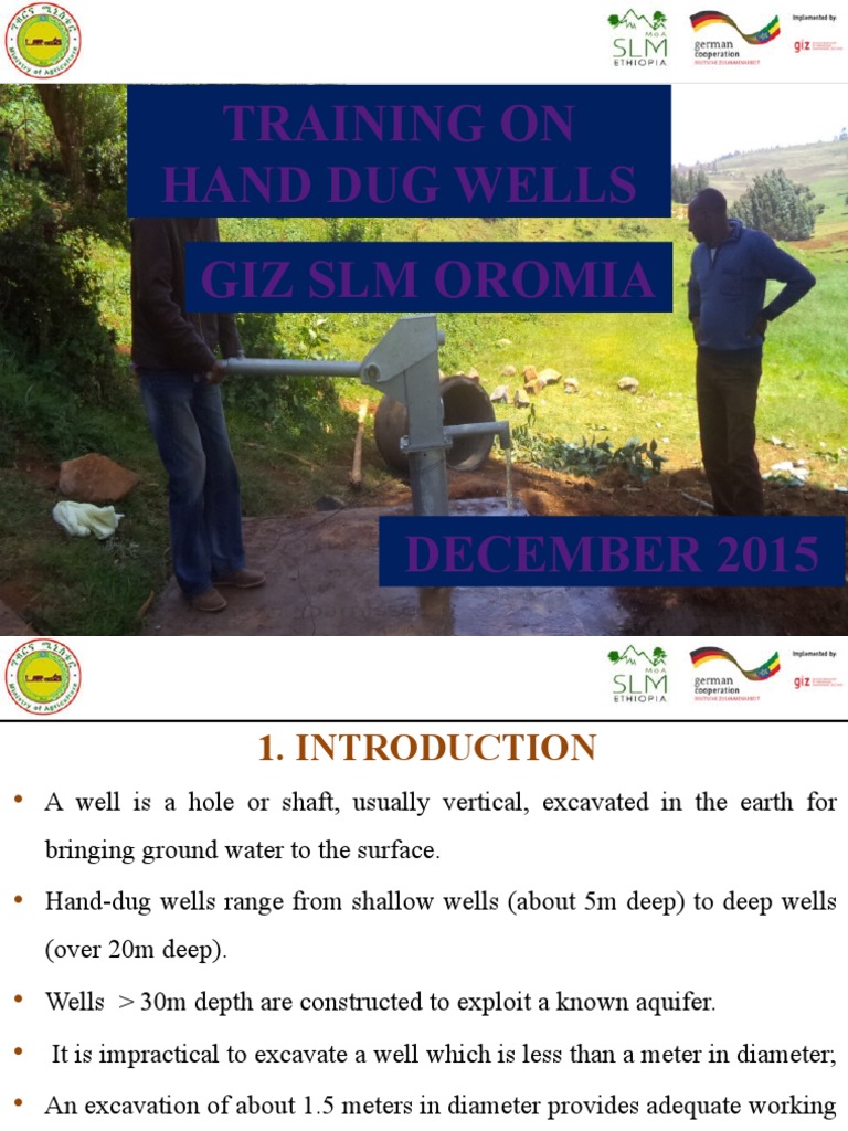 Hand Dug Well | PDF | Aquifer | Groundwater