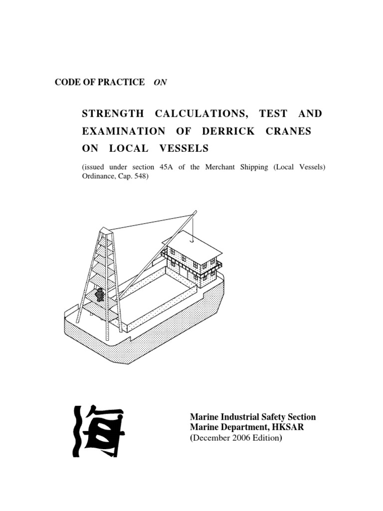 Strength Calculations, Test and | PDF | Crane (Machine) | Structural Load