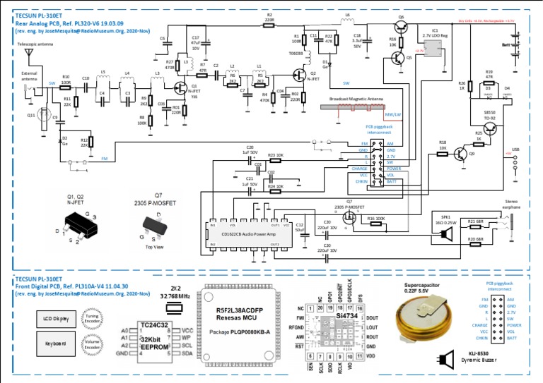 TECSUN PL-310ET schematic diagram | PDF | Electrical Engineering ...