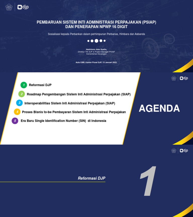 Sosialisasi NIK NPWP | PDF