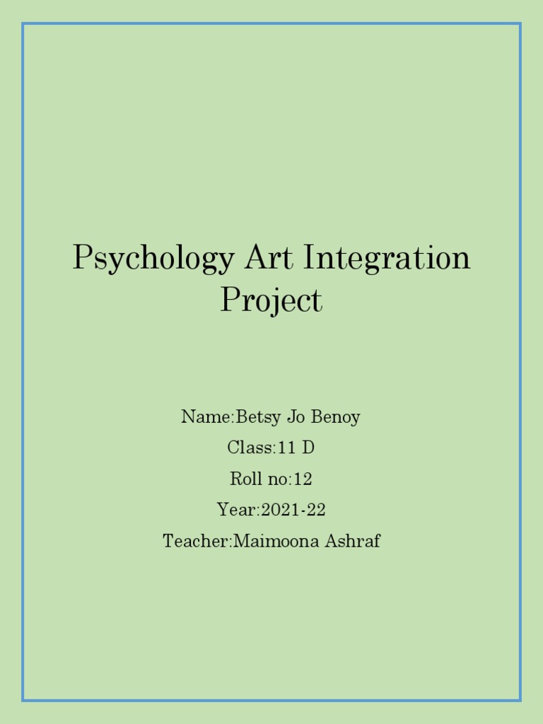 Evolution of Psychology Project | PDF | Psychology | Mind