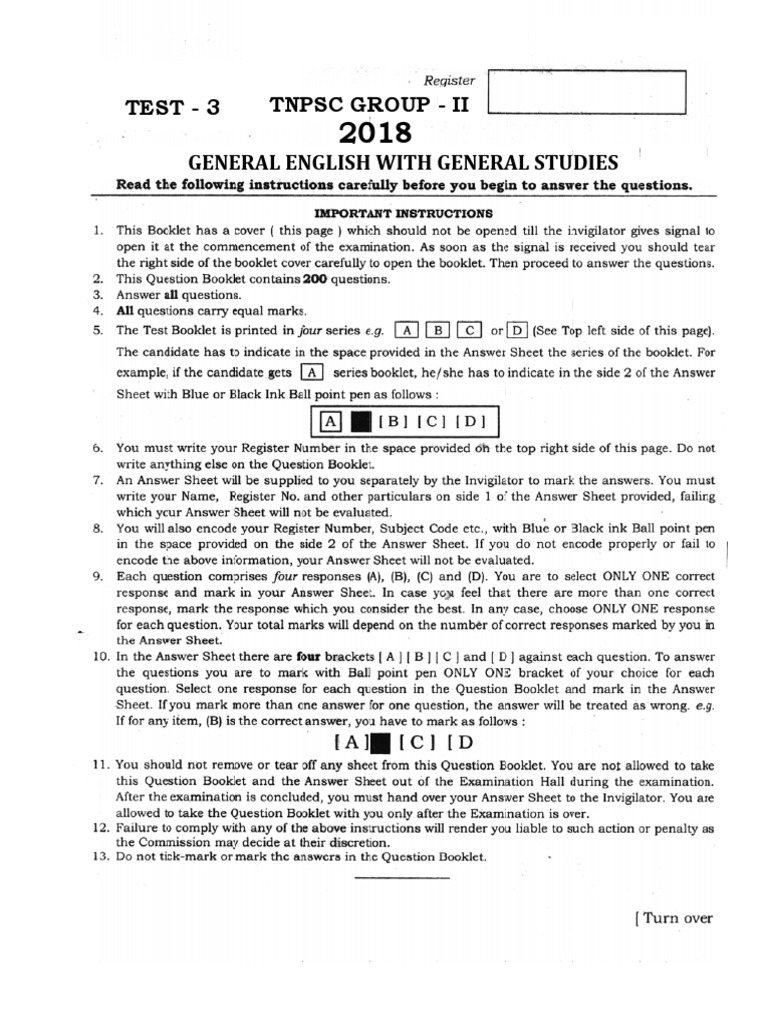 Test-31-TNPSC Group 2 Model Question Papers - WWW - Governmentexams.co ...