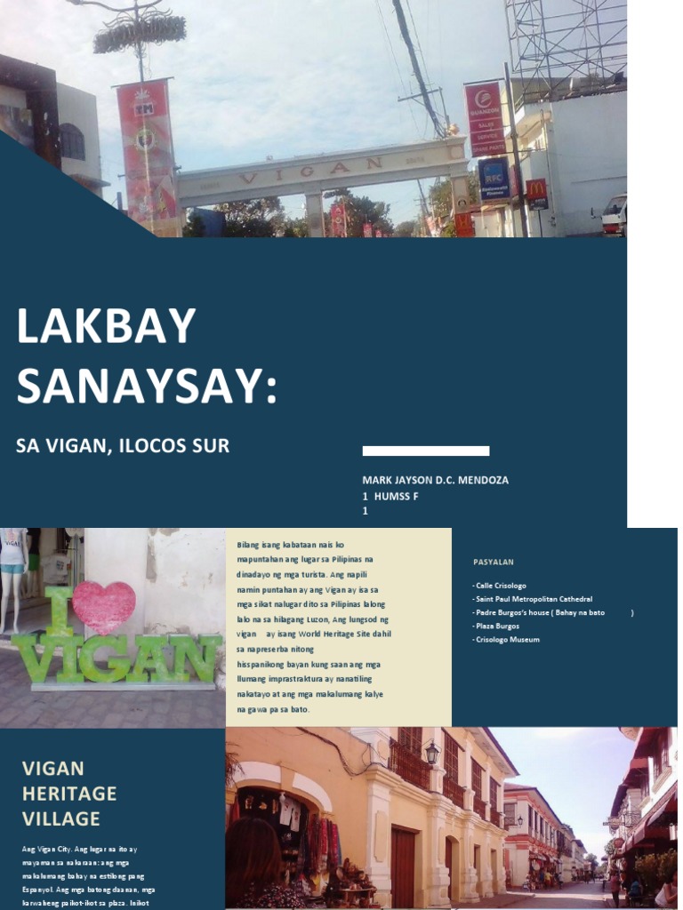 Q4.PETA 1 Lakbay Sanaysayfilipino Sa Piling Larang MENDOZA MARK JAYSON D.C. | PDF