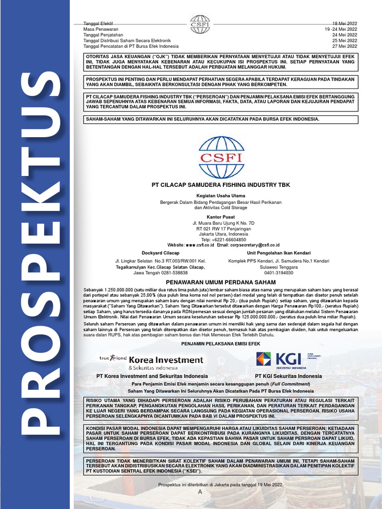 F - Prospektus ASHA - Final | PDF