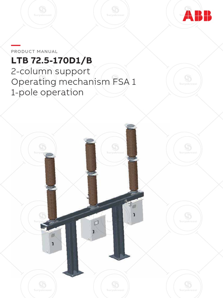 Manual Book CB Single Pole | PDF