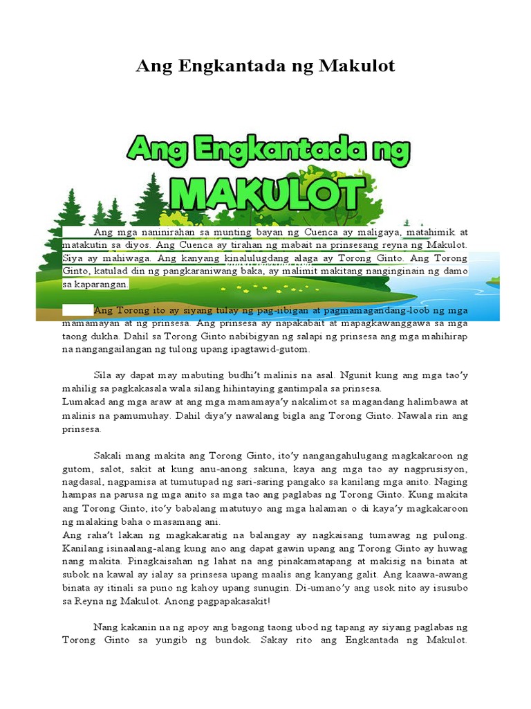 Ang Engkantada NG Makulot | PDF