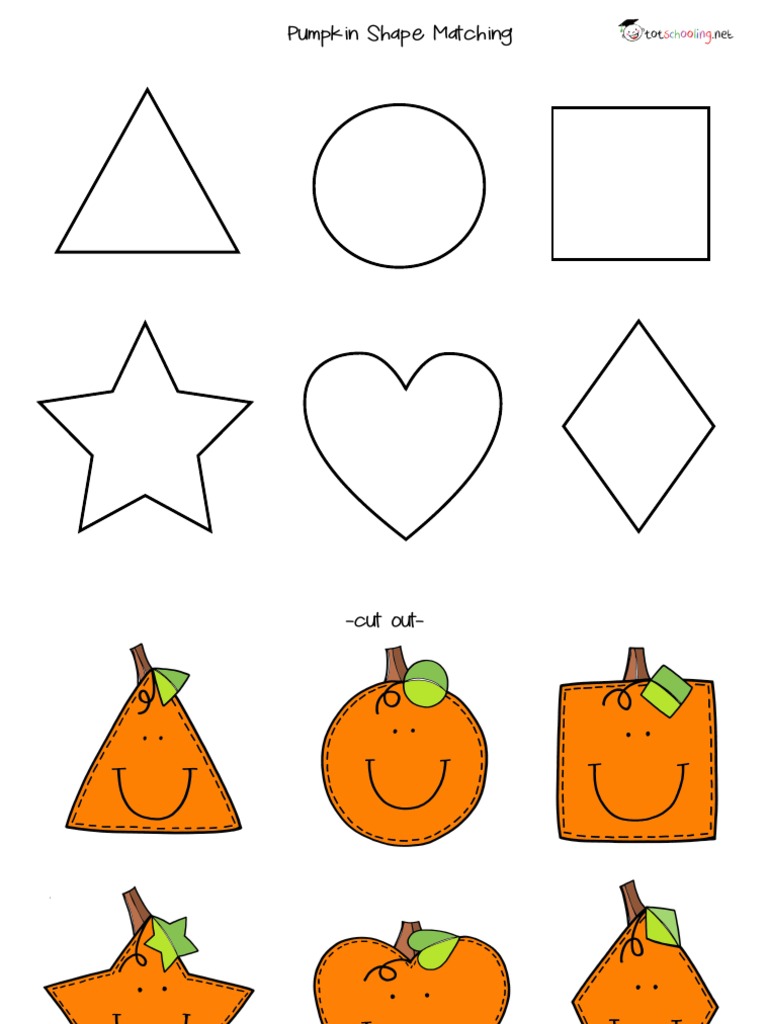 Pumpkin Shape Matching | PDF | Home & Garden