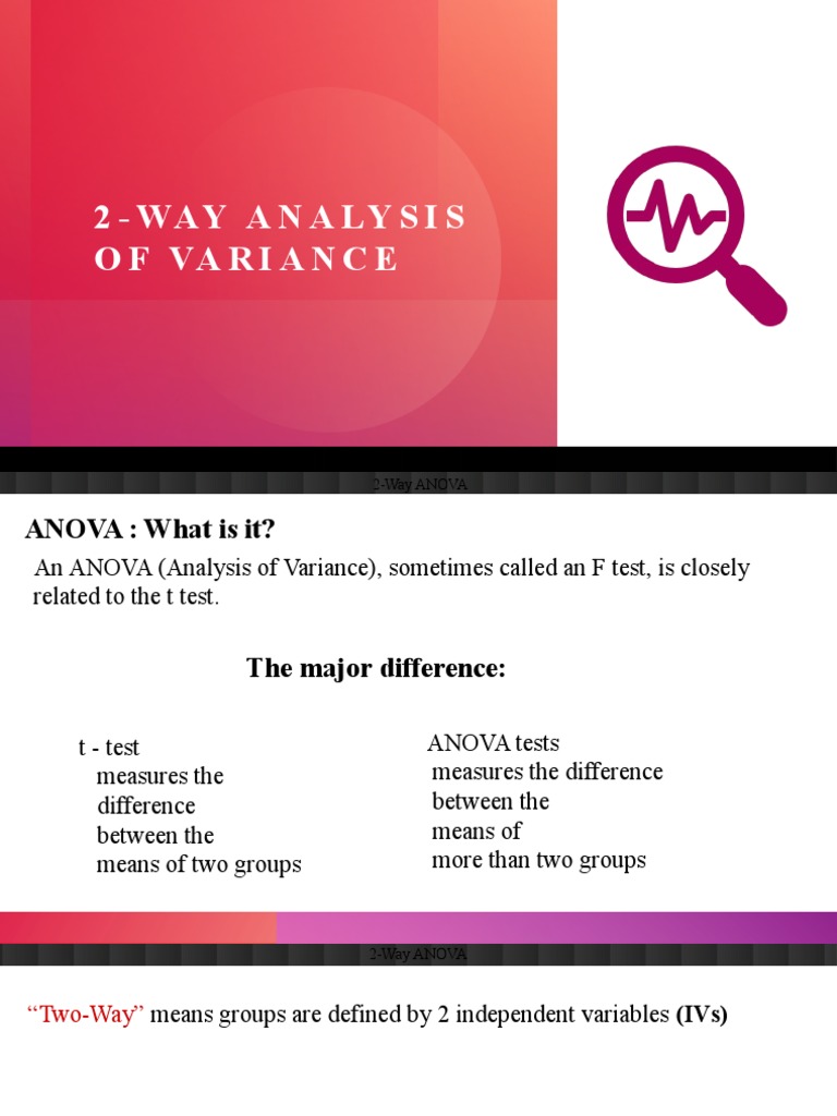2-Way Analysis of Variance | PDF | Analysis Of Variance | Standard ...