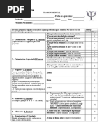 Mississippi Aphasia Screening Test (ESPAÑOL) | PDF