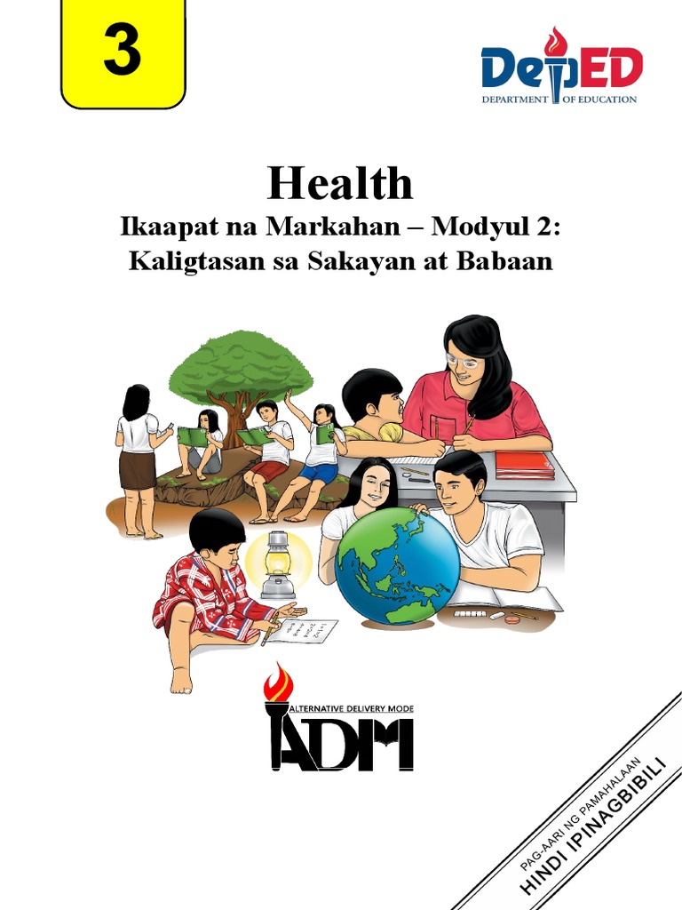 Health 3 - Q4 - Mod2 - Kaligtasan Sa Sakayan at Babaan | PDF