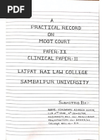 Moot Court Practical File | PDF