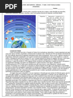Atividade Adaptada Atmosfera Da Terra Ciencias | PDF | Atmosfera | Terra