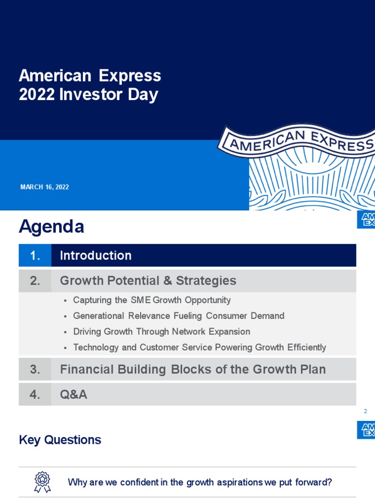 2022 Investor Day Presentation | PDF | Business Model | Small And ...