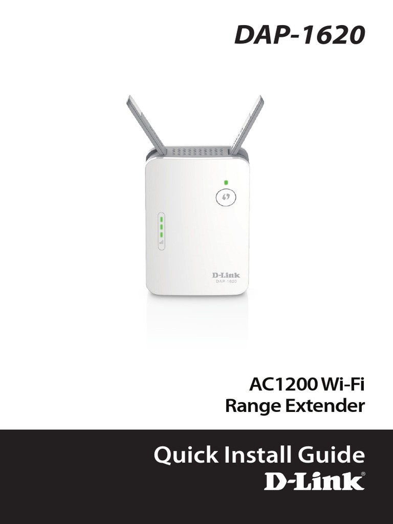 Quick Install Guide: AC1200 Wi-Fi Range Extender | PDF | Wi Fi ...