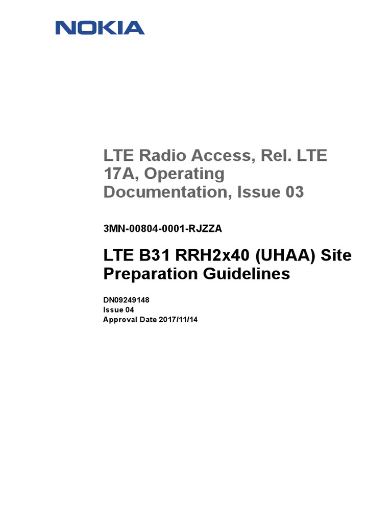 B31 RRH2x40 UHAA SP | PDF | Electrostatic Discharge | Electrical Wiring