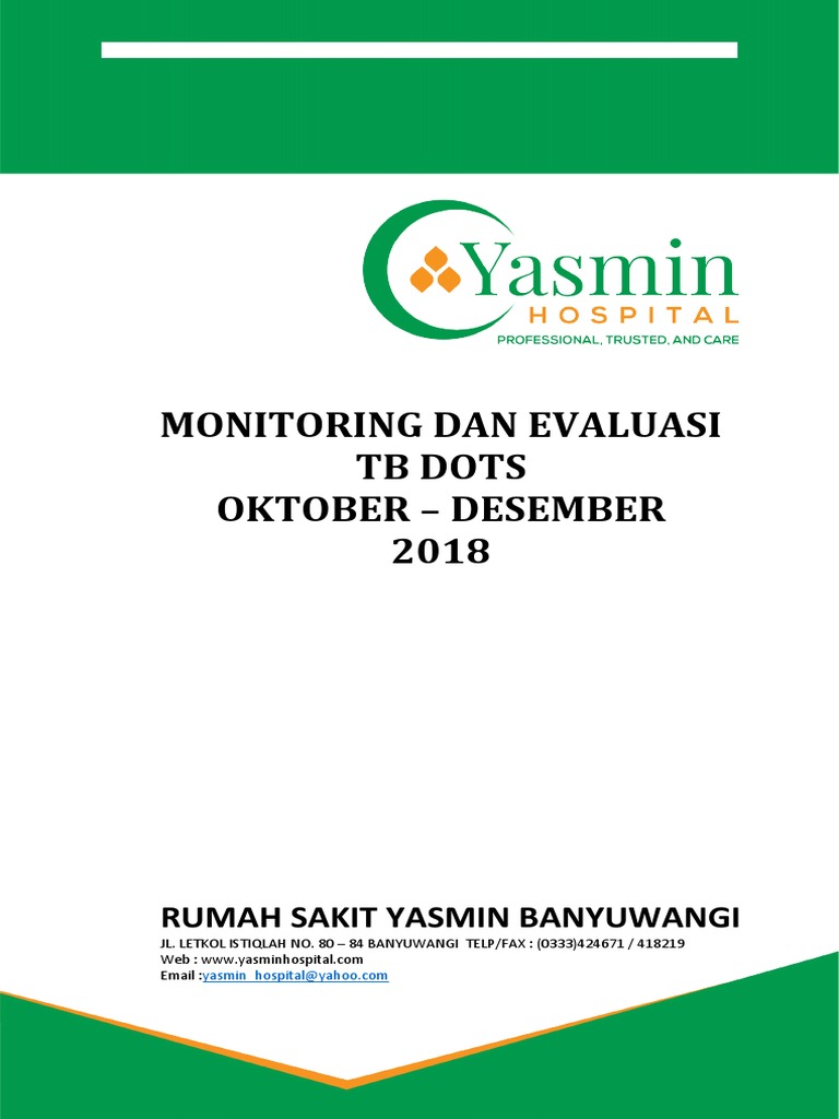 Monev TB 2018 | PDF | Kesehatan Holistik