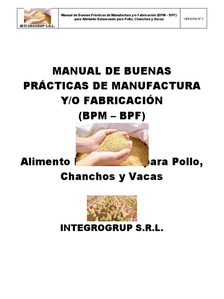 Buenas Prácticas de Manufactura Yo Fabricación BPM - BPF | PDF | Residuos | Alimentos