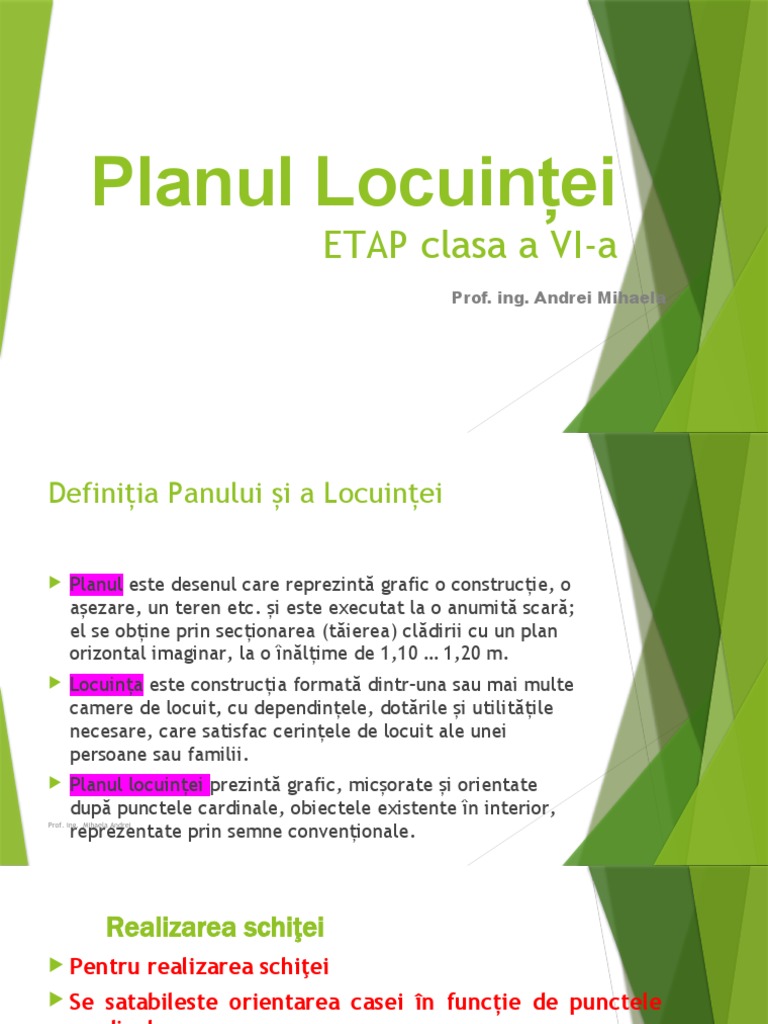 6 Planul Locuintei Ma | PDF