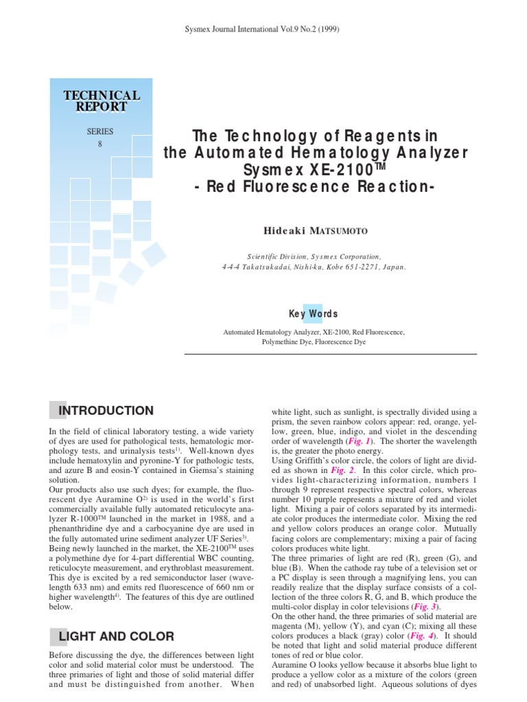 008the Technology of Reagents | PDF | Staining | Color