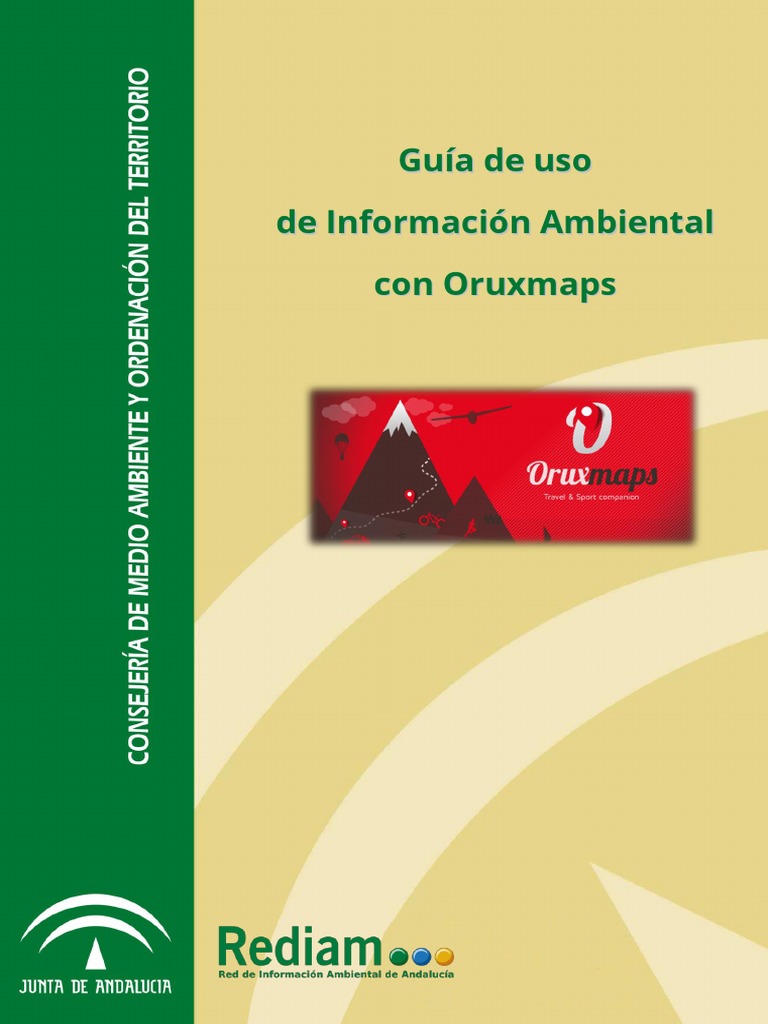 GuiaUsoInformacionAmbiental Oruxmaps | PDF | Aplicación movil | Sistema de Posicionamiento Global