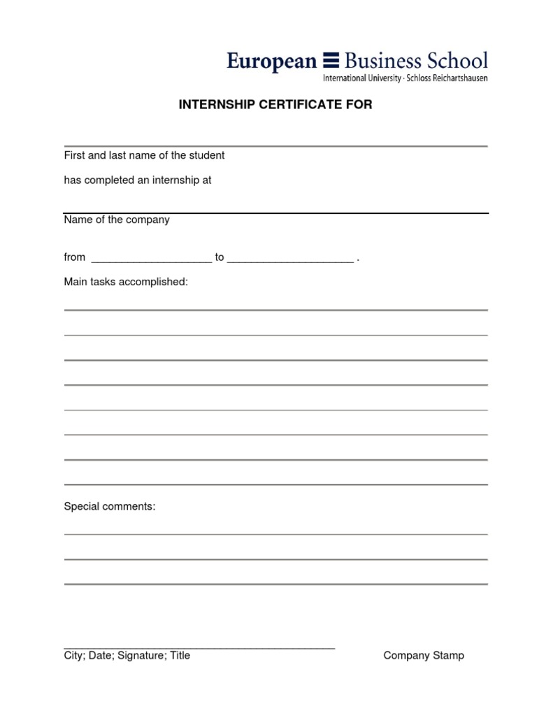 Placement Certificate | PDF