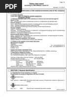 Sample MSDS - Coking Coal (SDS SGS) | PDF | Firefighting | Dangerous Goods