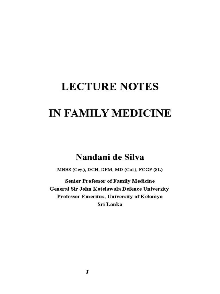Public Health Booklet PDF Free | PDF | Family Medicine | Physician