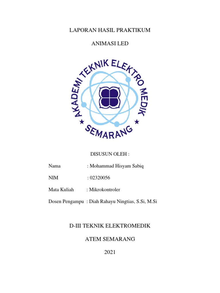 Fix Tugas Mikrokontroler Mohammad Hisyam Sabiq | PDF | Teknologi & Rekayasa
