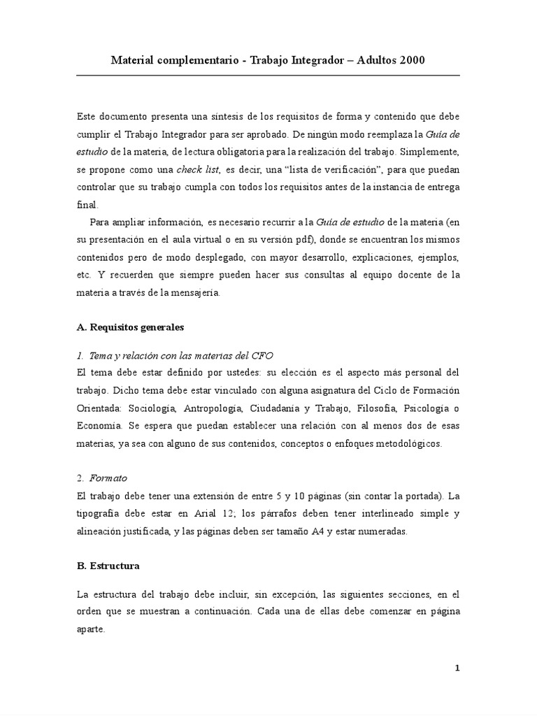 Trabajo Integrador (NES) Material Complementario - Mayo2021 | PDF | Bibliografía | Comillas