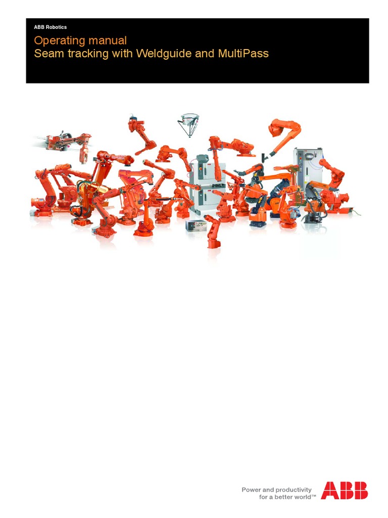 ABB Robotics. Operating Manual Seam Tracking With Weldguide and ...