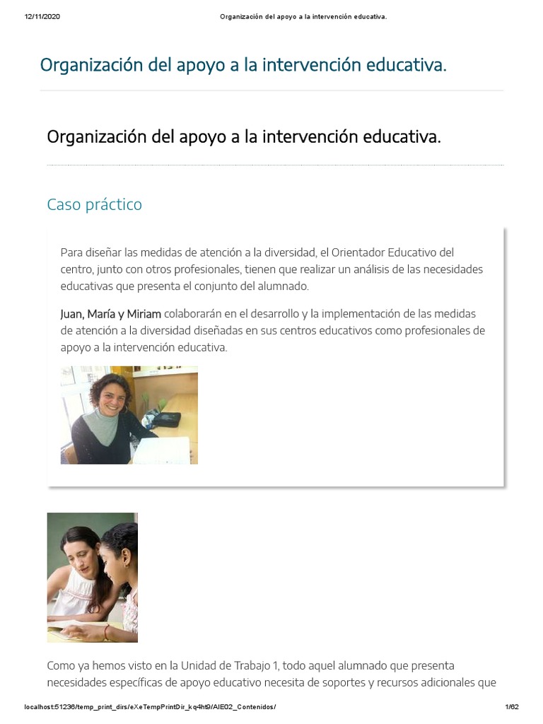 Tema 2 Apoyo A La Intervencion Educativa | PDF | Plan de estudios | Evaluación