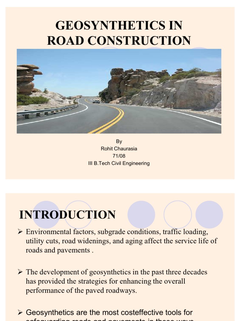 Geosynthetics in Pavement Design | PDF