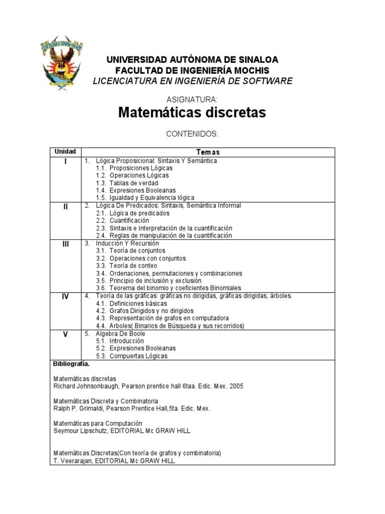 Matematicas Discretas Pdf