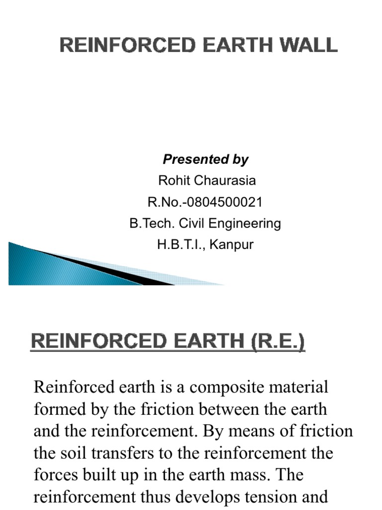 Reinforced Earth Structures | PDF | Soil | Friction