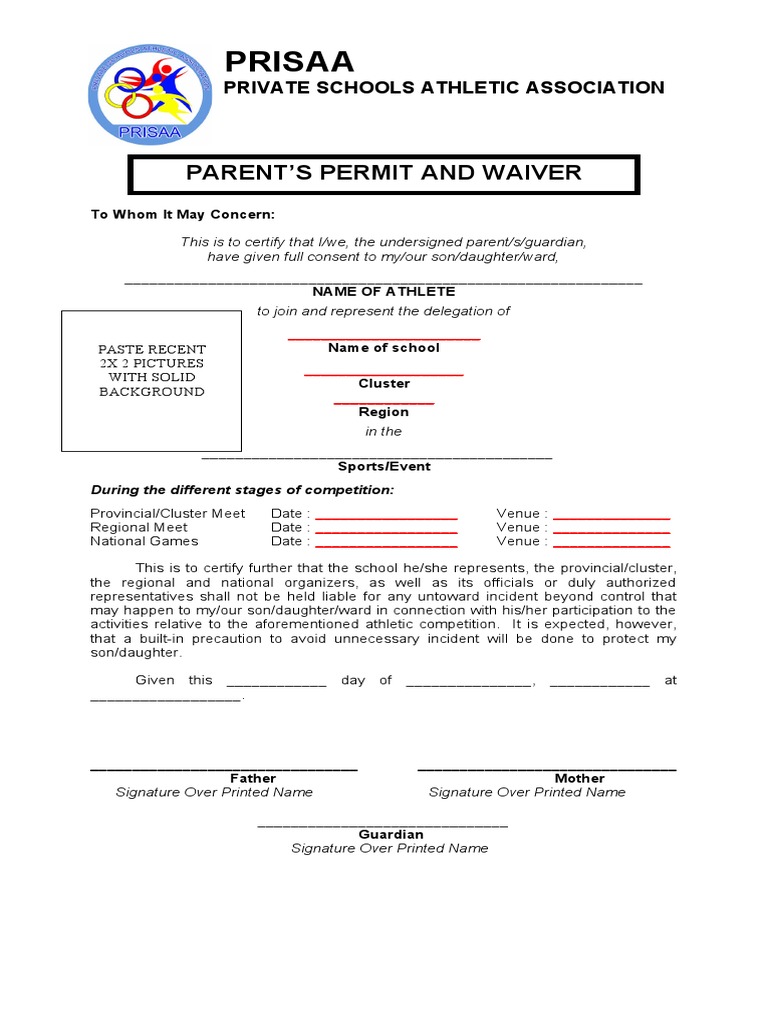 Prisaa Form Parental 2022 | PDF