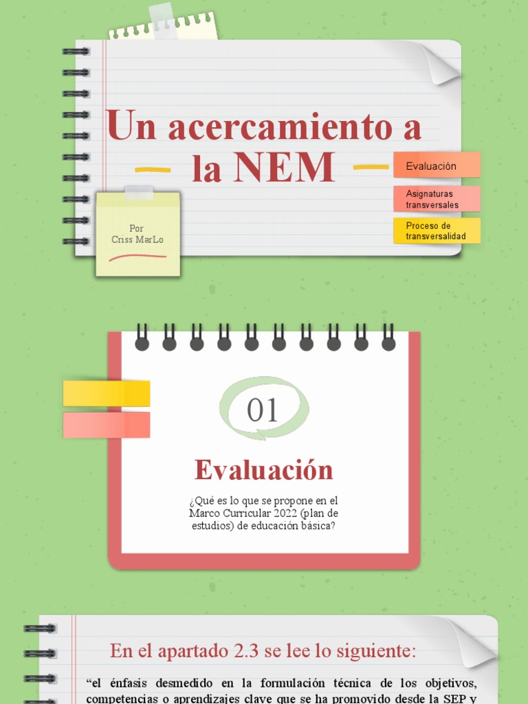 Acercamiento A La NEM Evaluacion | PDF | Evaluación | Plan de estudios