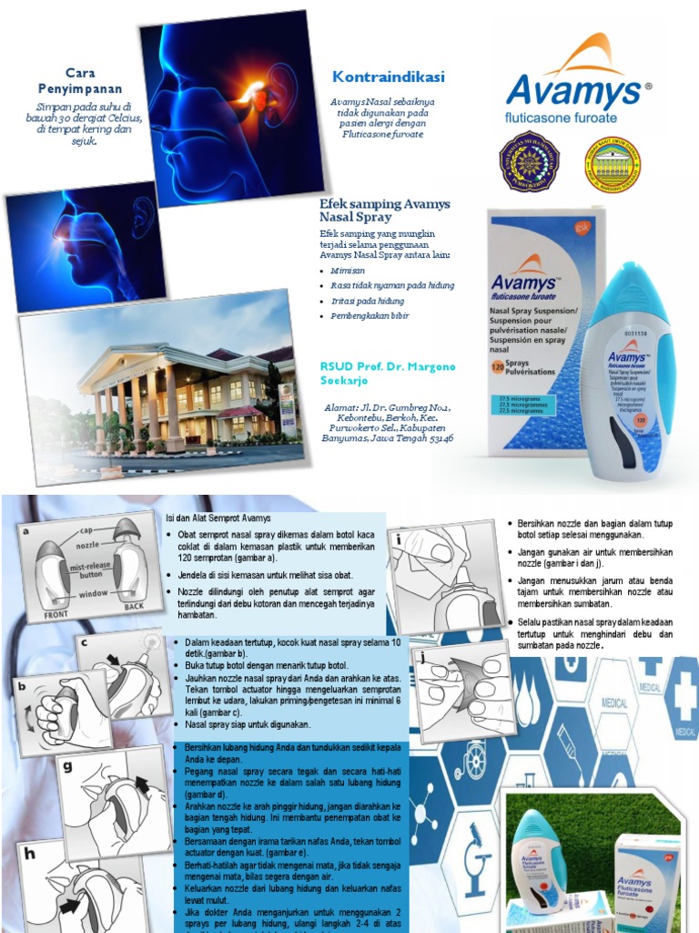 Panduan Penggunaan Avamys Nasal Spray | PDF