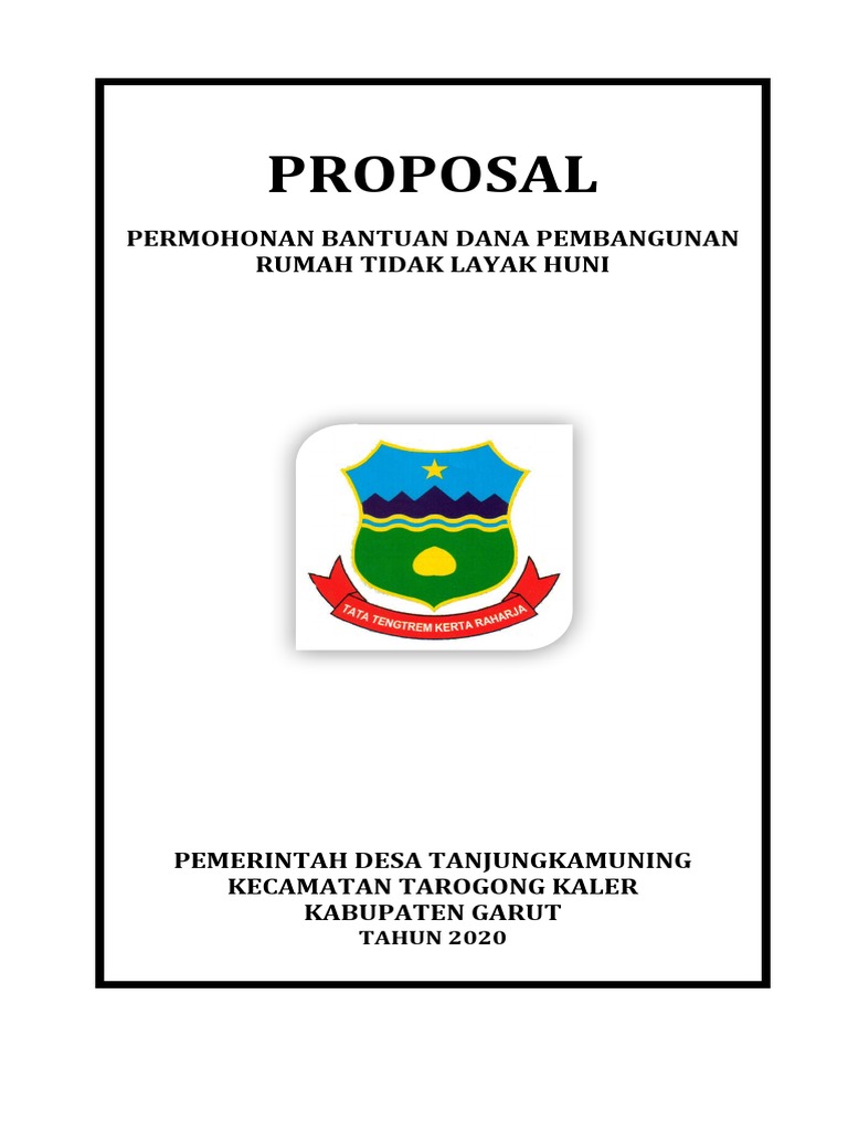 Sample Proposal Desa | PDF