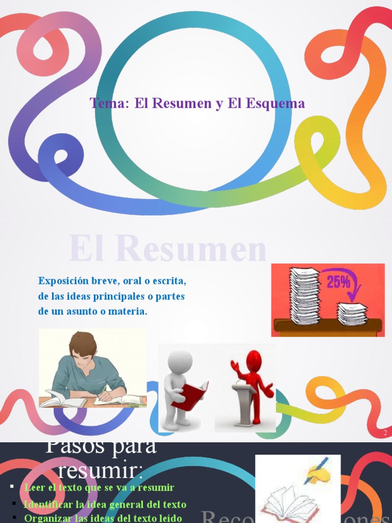 Resumen y Esquema: Guía Práctica | PDF | Comprensión lectora | Sumario ...