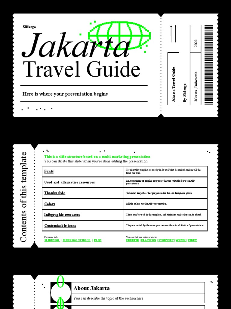 Jakarta Travel Guide by Slidesgo | PDF | Planets | Solar System
