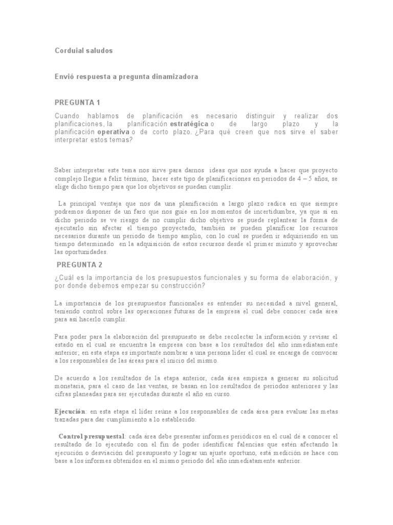 Pregunta Dinamizadora Unidad Ii Gerencia Financiera | PDF ... Pregunta Dinamizadora Unidad Ii Gerencia Financiera | PDF ...