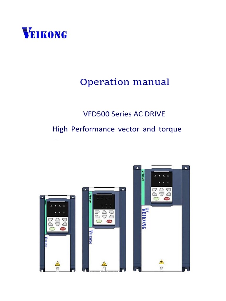 Veikong Vfd500 User Manual | PDF | Power Inverter | Capacitor
