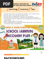 Basic Education Learning Recovery and Continuity Plan: A. Gains of BE-LCP 2021-2022 1 ...