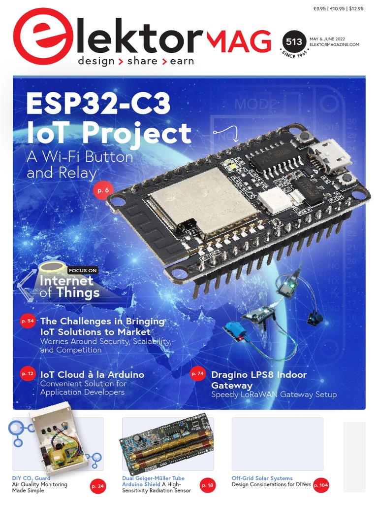 Elektor 05-06 2022 | PDF | Internet Of Things | Arduino