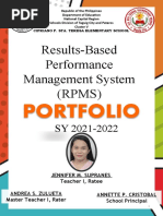 IPCRF Sample For Head Teacher III/Department Head | PDF | Behavior Modification | Learning