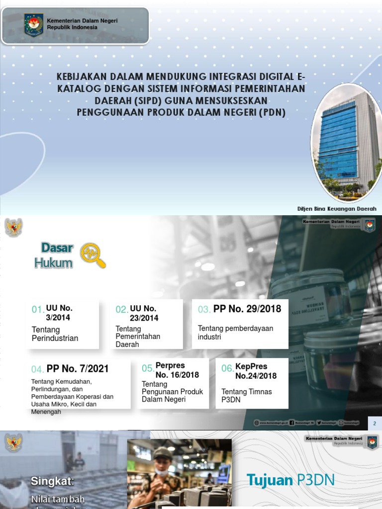 Paparan Direktur P2KD Terkait P3DN | PDF